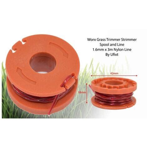 Worx Strimmer Spool And Line M X Mm