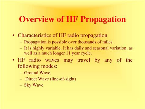 Ppt Hf Radio Wave Propagation Powerpoint Presentation Free Download