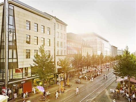 Mannheimer Planken Einkaufsstraße In Mannheim