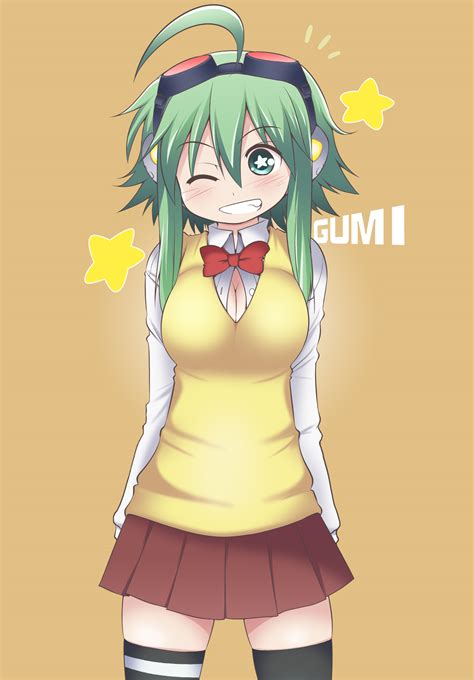 Gumi Vocaloid Drawn By Serebi Ryousangata Danbooru