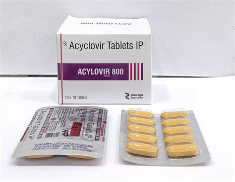 Acyclovir Acylovir 800 Mg Tablet At ₹ 240stripe Aciclovir Tablet In
