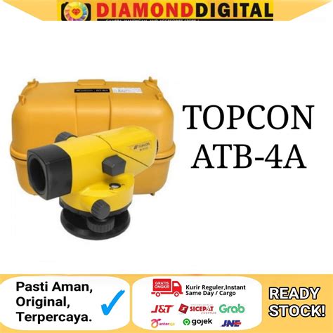 Jual Waterpass Automatic Level Auto Level Topcon Atb4a Atb 4a At B4a Shopee Indonesia