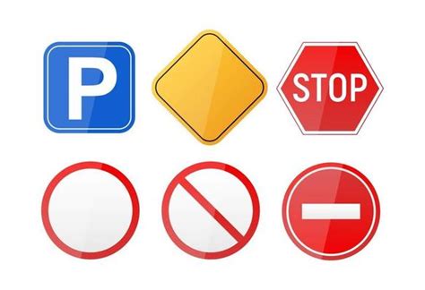 Road Sign Vector Art Icons And Graphics For Free Download