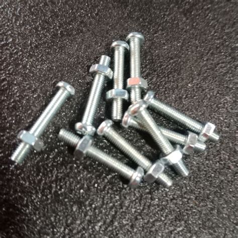 Jual Baut Mur 3mm Panjang 2cm Baut Untuk Soket Speakon Power Amplifier Shopee Indonesia