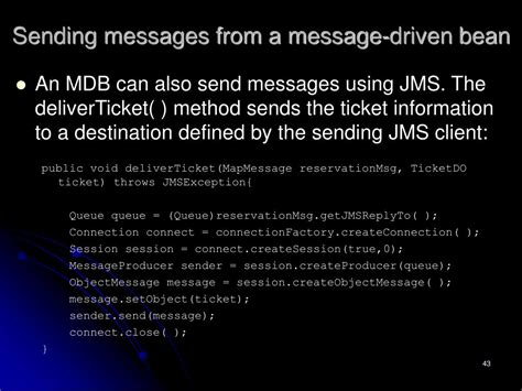 Ppt Message Driven Beans Powerpoint Presentation Free Download Id693381