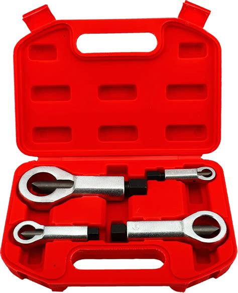 Amazon メタルナットスプリッタークラッカー 高耐久 メタルナットスプリッターツール 4個 手動圧力ナットクラッカーリムーバー 破損し