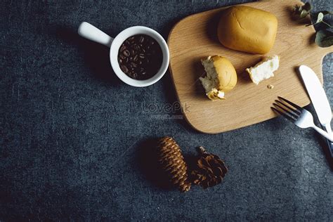 빵 커피 원두를 사진 무료 다운로드 Lovepik