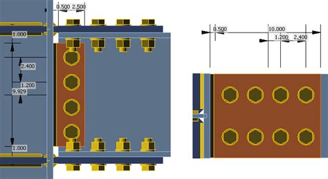 Bolted Flange Plate Moment Connection Lrfd Idea Statica