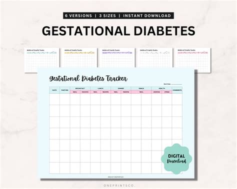 Diabetic Chart Template