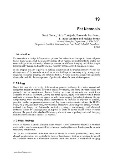 pdf fat necrosis intechopen dokumen tips