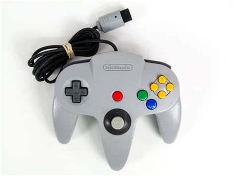 gray controller [gamecube style joystick] nintendo 64 n64 retro mtl