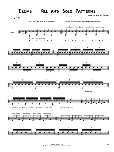 Drum Drums Fill And Solos Patterns Pdf Drum Drums Fill And Solos Patterns Pdf