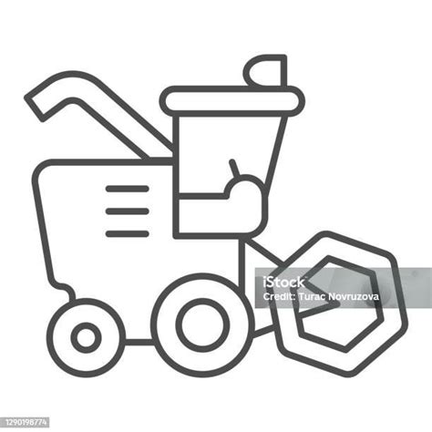 얇은 선 아이콘 농장 정원 개념 흰색 배경에 농업 차량 기호를 결합 모바일 개념 및 웹 디자인을위한 윤곽 스타일에 수확기 아이콘을 결합합니다 벡터 그래픽 검은색에 대한 스톡