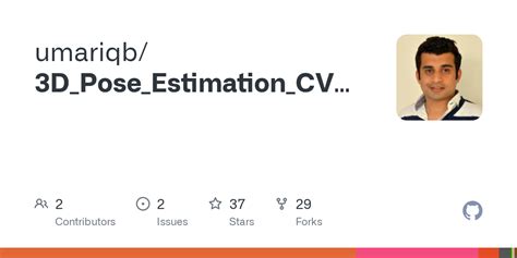 GitHub Umariqb D Pose Estimation CVPR