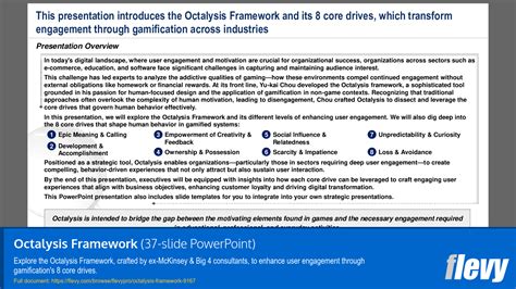 Octalysis Framework Ppt Slide Deck