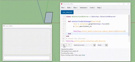 Selectionremoveobserver Ruby Api Sketchup Community