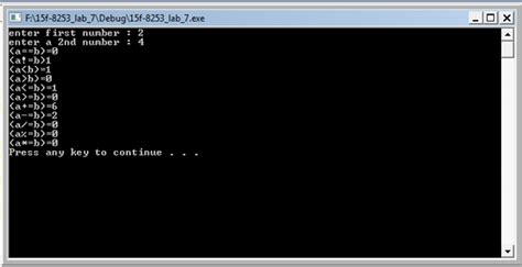 C Program To Demonstrate Following Operators Double Equal Not