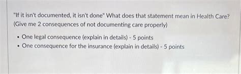 Solved If It Isnt Documented It Isnt Don