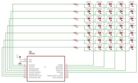 ¿cómo Multiplexar Una Matriz De Leds Circuitos Electronicos