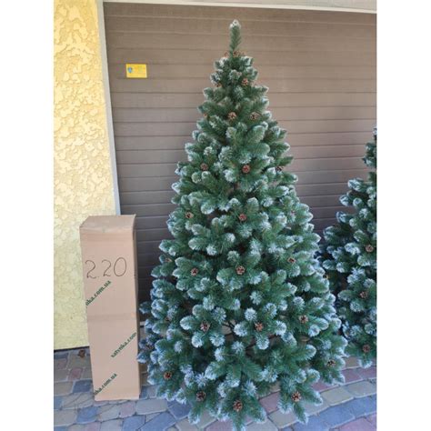 Ялинка Елітна з шишками 2 00 м купити в 🎄 Хатинка юа