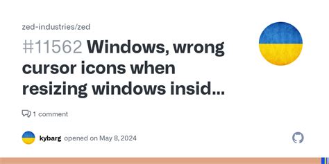 Windows Wrong Cursor Icons When Resizing Windows Inside Zed · Issue 11562 · Zed Industrieszed