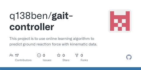 GitHub Q138ben Gait Controller This Project Is To Use Online Learning Algorithm To Predict