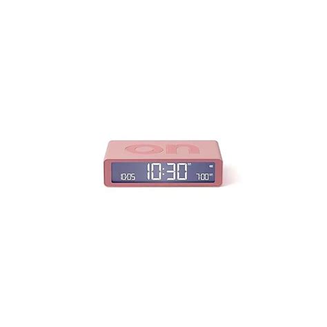 Lexon Flip Classic Pink Alarm Clock Radio By Adrian Jeremy Wright