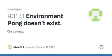 Environment Pong Doesn T Exist Issue Openai Gym Github