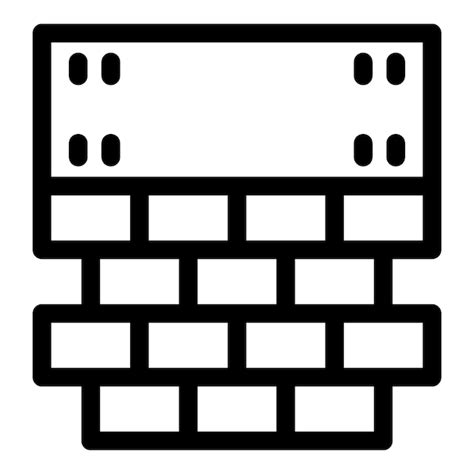 Premium Vector Firewall Protecting Data Cybersecurity Concept Icon