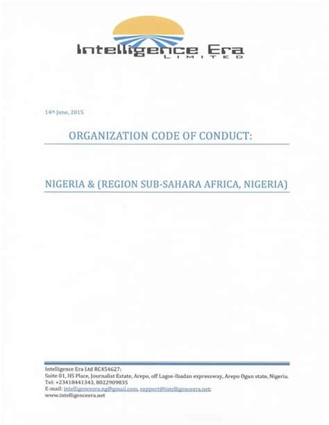 Code Of Conduct Atc Pdf