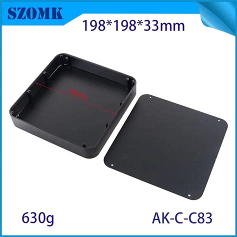 미니 컴퓨터 인클로저 알루미늄 합금 미니 산업용 Pc 전원 공급 공급 소프트 루트 차량 알루미늄 인클로저 Ak C C83