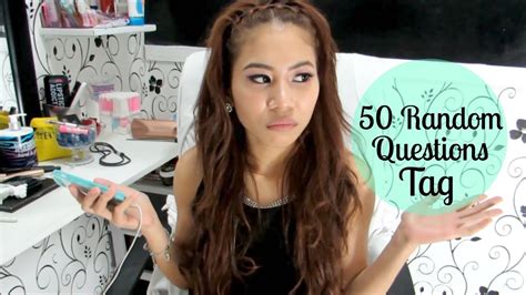 50 Random Questions Tag Youtube