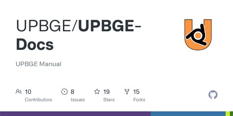 Github Upbge Upbge Docs Upbge Manual