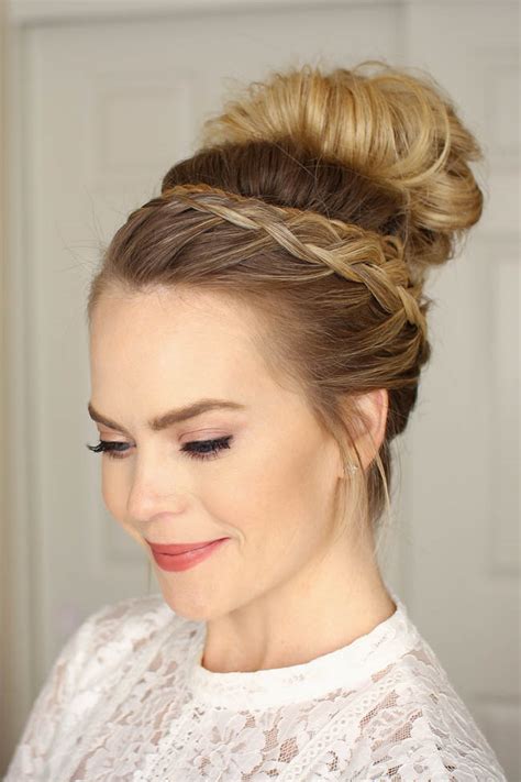 Dutch Braid High Bun Missy Sue