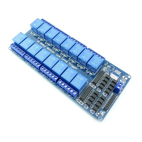 Releu Elektroweb 16 Canale 5v 10a 250v Albastru Emag Ro