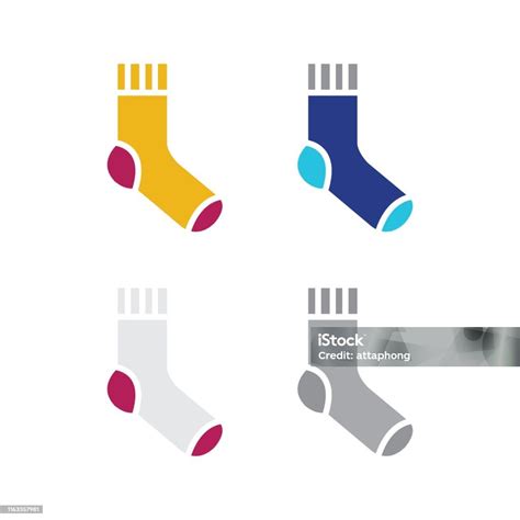 양말 클립 아트 양말 그리기 양말 아이콘 기호 흰색 배경 벡터 그림에 격리 개념에 대한 스톡 벡터 아트 및 기타 이미지 개념 겨울 귀여운 Istock
