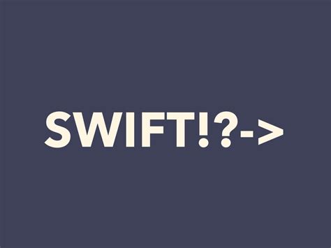 Swift Speaker Deck