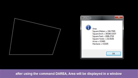 Free Autolisp Display Polygon Area In Different Units
