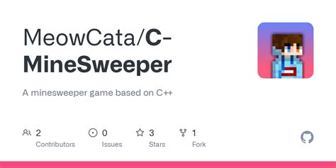 GitHub MeowCata C MineSweeper A Minesweeper Game Based On C