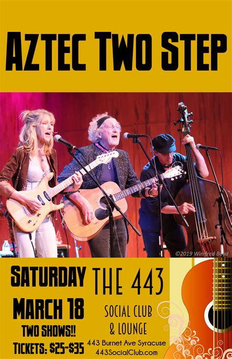 aztec two step 3 18 two shows the 443 social club and lounge