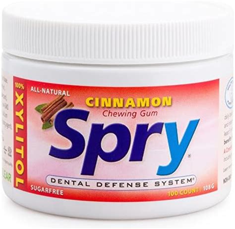 Zellies 100 Xylitol Sugar Free Peppermint Chewing Gum