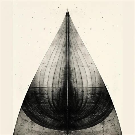 Semicubical Parabola Black And White Illustration With Ink Veins Premium Ai Generated Image