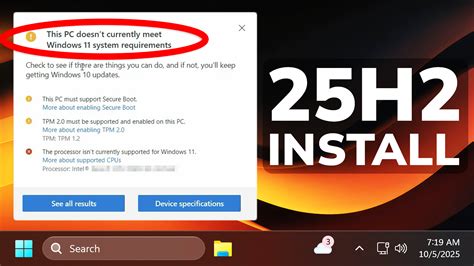 Windows 11 25h2 Install On Unsupported Pc Tech Based