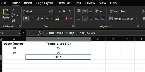 Linear Interpolation In Excel Methods With Example GeeksforGeeks