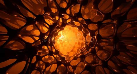 History Of Futuristic Molecular Structures Stock Illustration Illustration Of Structure