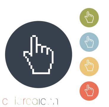 Mouse Arrow Cursor Vector Illustration Choice Pixal Sign Vector Choice