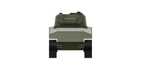 M4a3 Sherman 75mm Simplified Internals Armour Thicknesses 3d Model Cgtrader