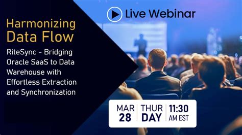 Ritesync Bridging Oracle Saas To Data Warehouse With Effortless