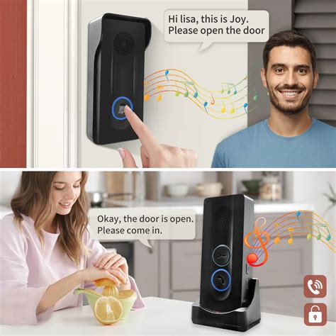 Wireless Voice Intercom Super Long Range Wireless Doorbell 2 Way Audio Intercomunicador