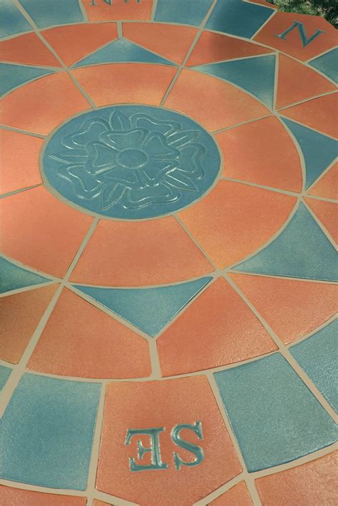 Hand Made Stoneware Tile Compass Tiles Of Stow